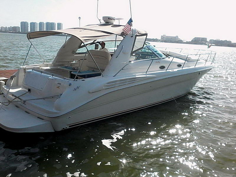 Cancun boats rent Searay 41 ft 2005 private tours Cancun Isla Mujeres ...